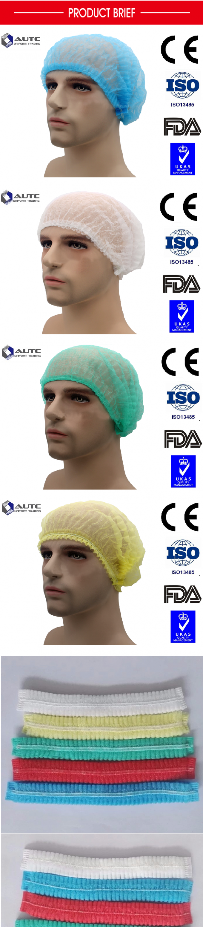 Topi Ruang Operasi Anti Debu, Topi Bedah Scrub Non Alergi Habis